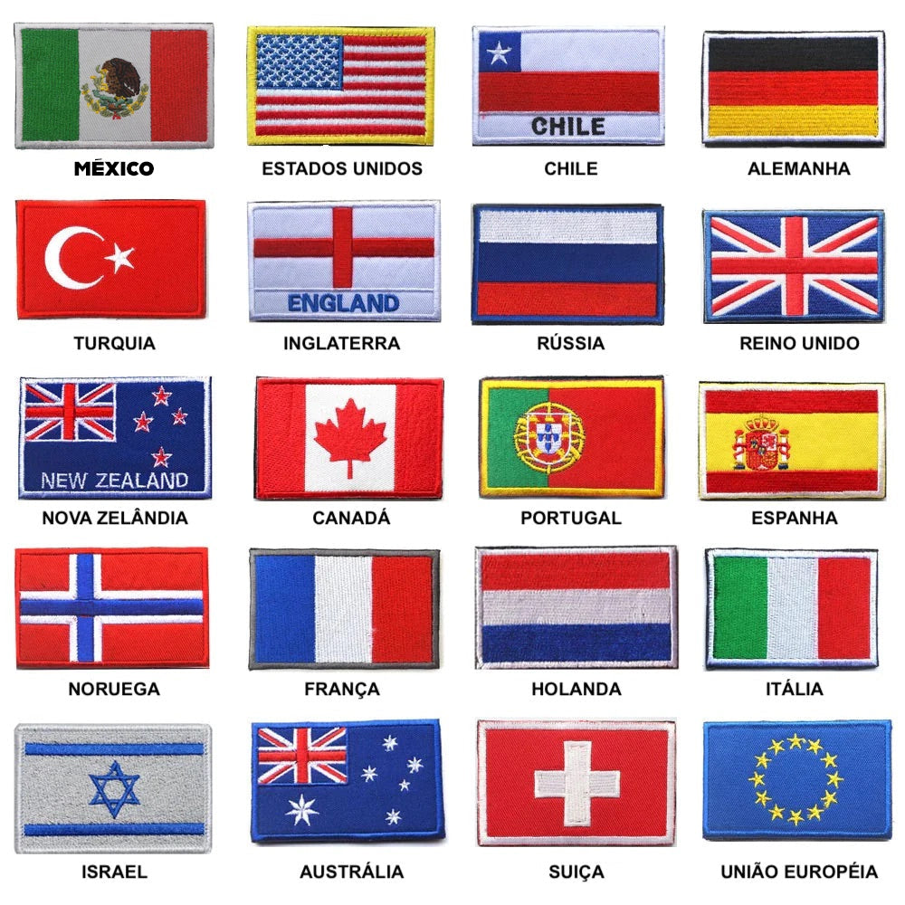 Country Flags Patch – Gympack
